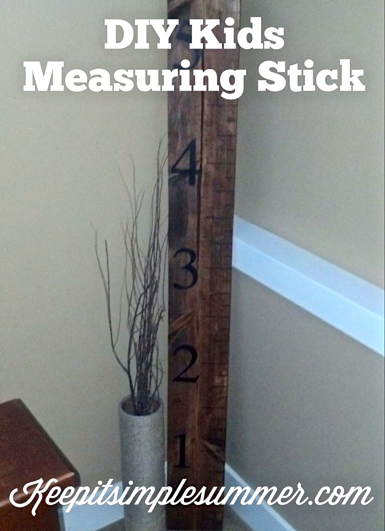 Kids Height Measuring Stick – Keep It Simple Summer